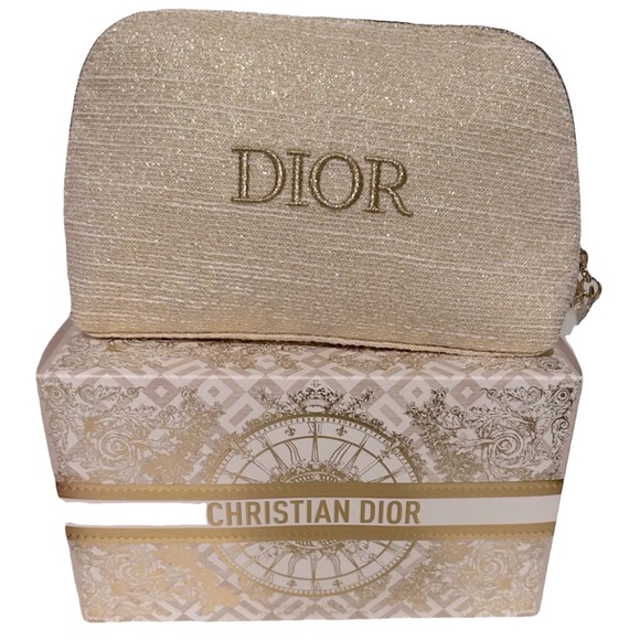 Bags | Christian Dior Monsieur Dior Limited Edition Makeup Pouch And ...